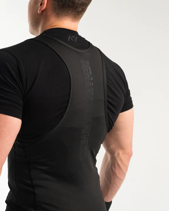 Singlet negro powerlifting A7 LUNO Stealth – Berzerk Strength